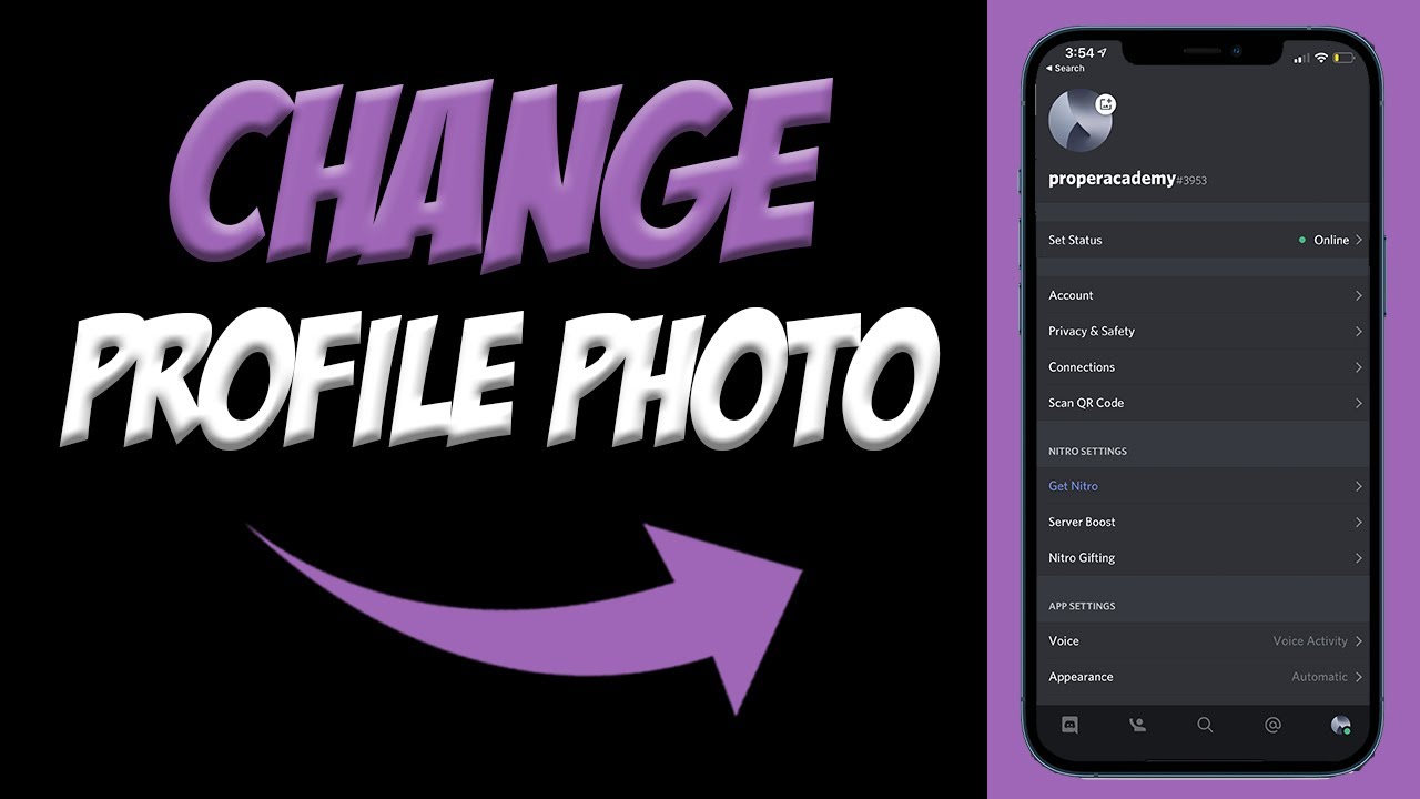 How To Change Profile Picture on Discord iPhone 🔥| Change Discord ...
