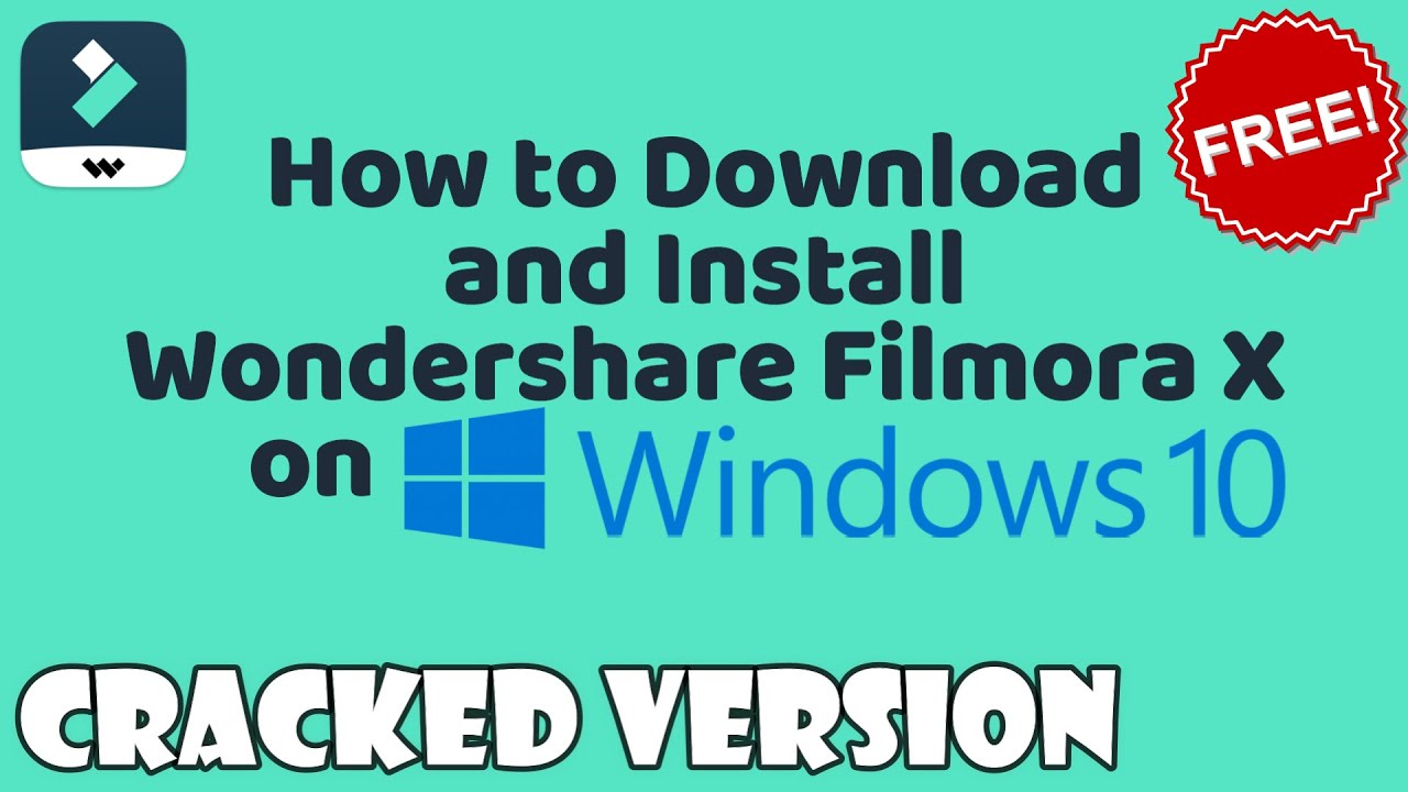 How to Install Filmora X Latest version - 2021 | No Watermark - YouTube