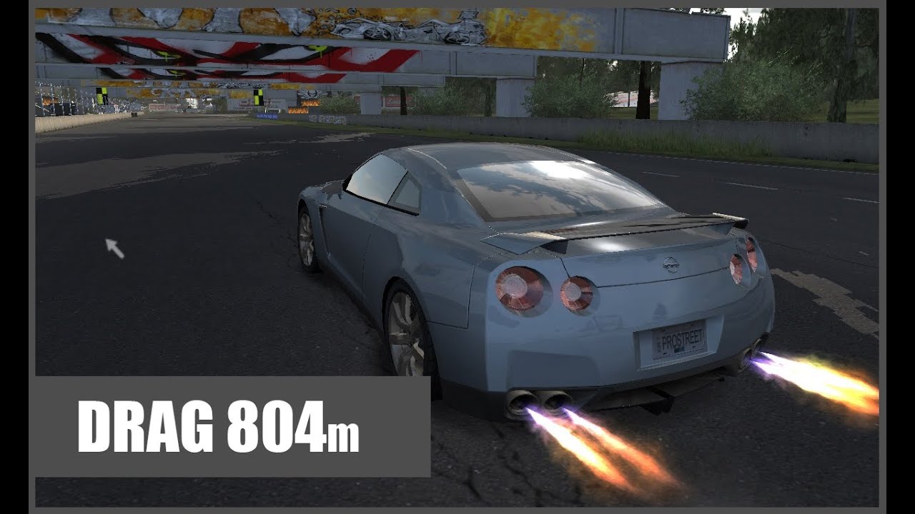 NFS: ProStreet - Nissan GT-R Proto [DRAG] - YouTube