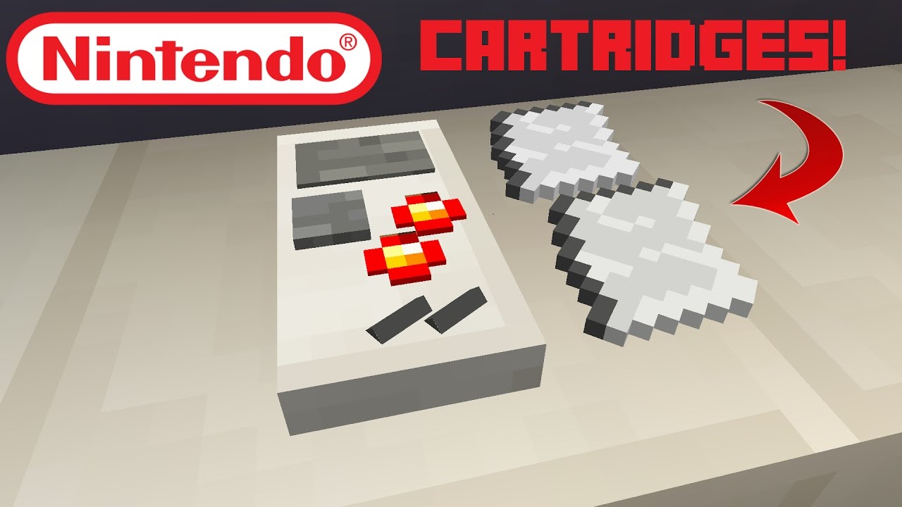 Minecraft - How To Make the Nintendo Game Boy - YouTube