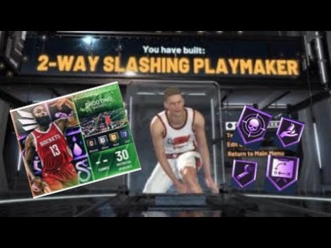 *NEW* 2-WAY SLASHING PLAYMAKER W/ HOF SHOOTING BADGES! | BUILD TUTORIAL ...