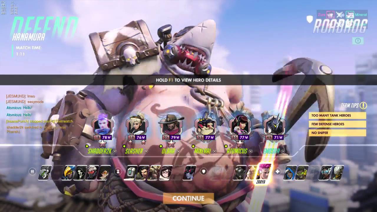 Overwatch Shadder2k Playing Top Ranked Games With Different Heroes ...