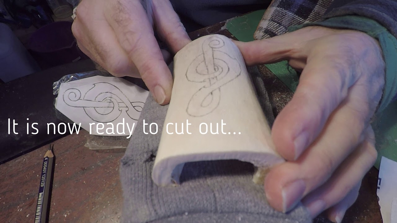 How I transfer the design on to bone - YouTube