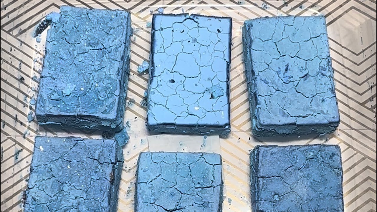 Crispy Blue Citric Acid reforms 🤤😍 #sosatisfying #asmr #crispy 💙💙💙💙💙 ...