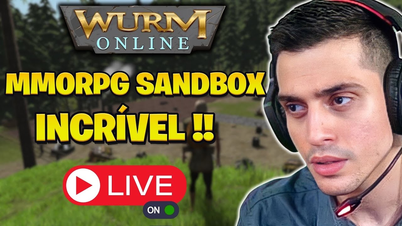 O MMORPG SANDBOX MAIS COMPLETO QUE JÁ VI !! WURM ONLINE ao vivo ...