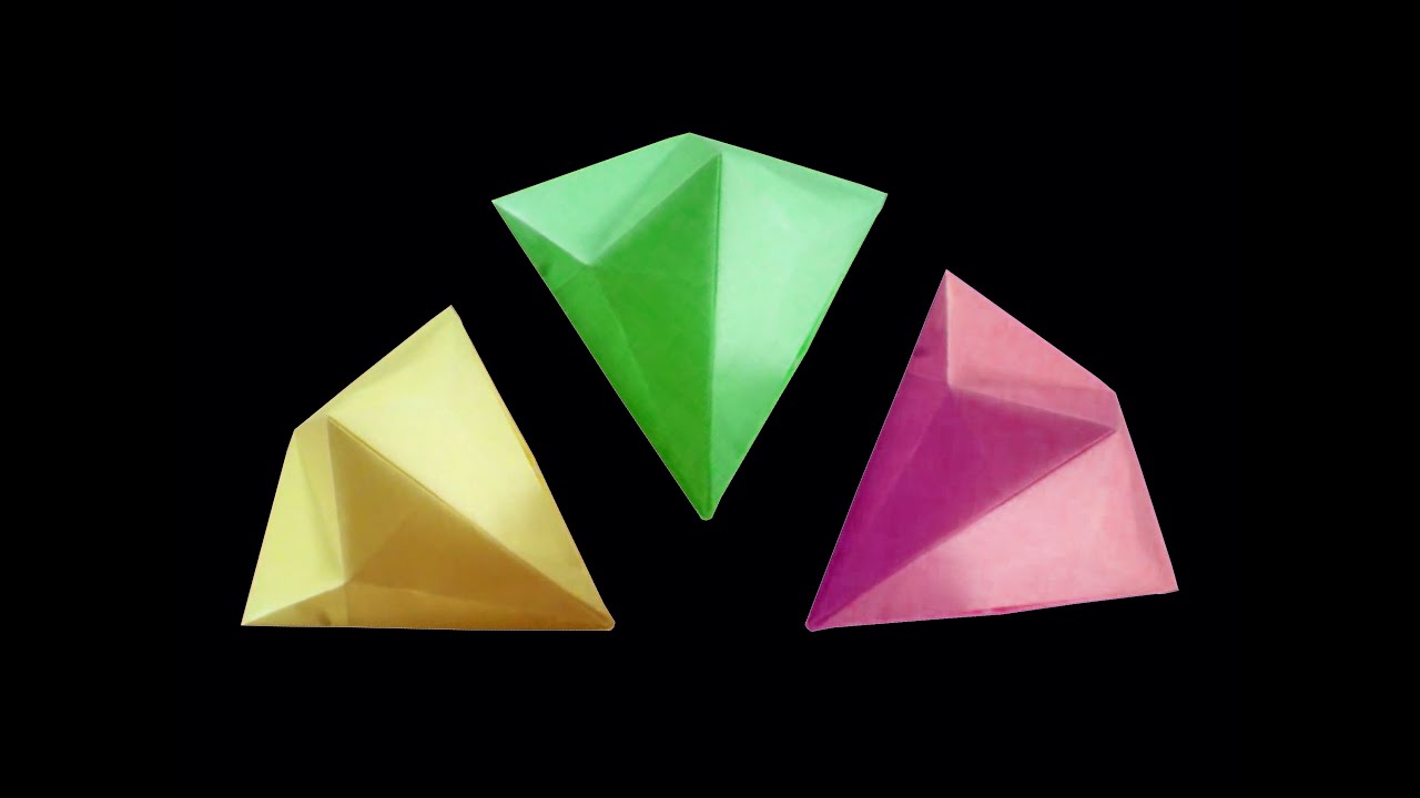 How to make Paper Diamond : DIY Crafts - HD - YouTube