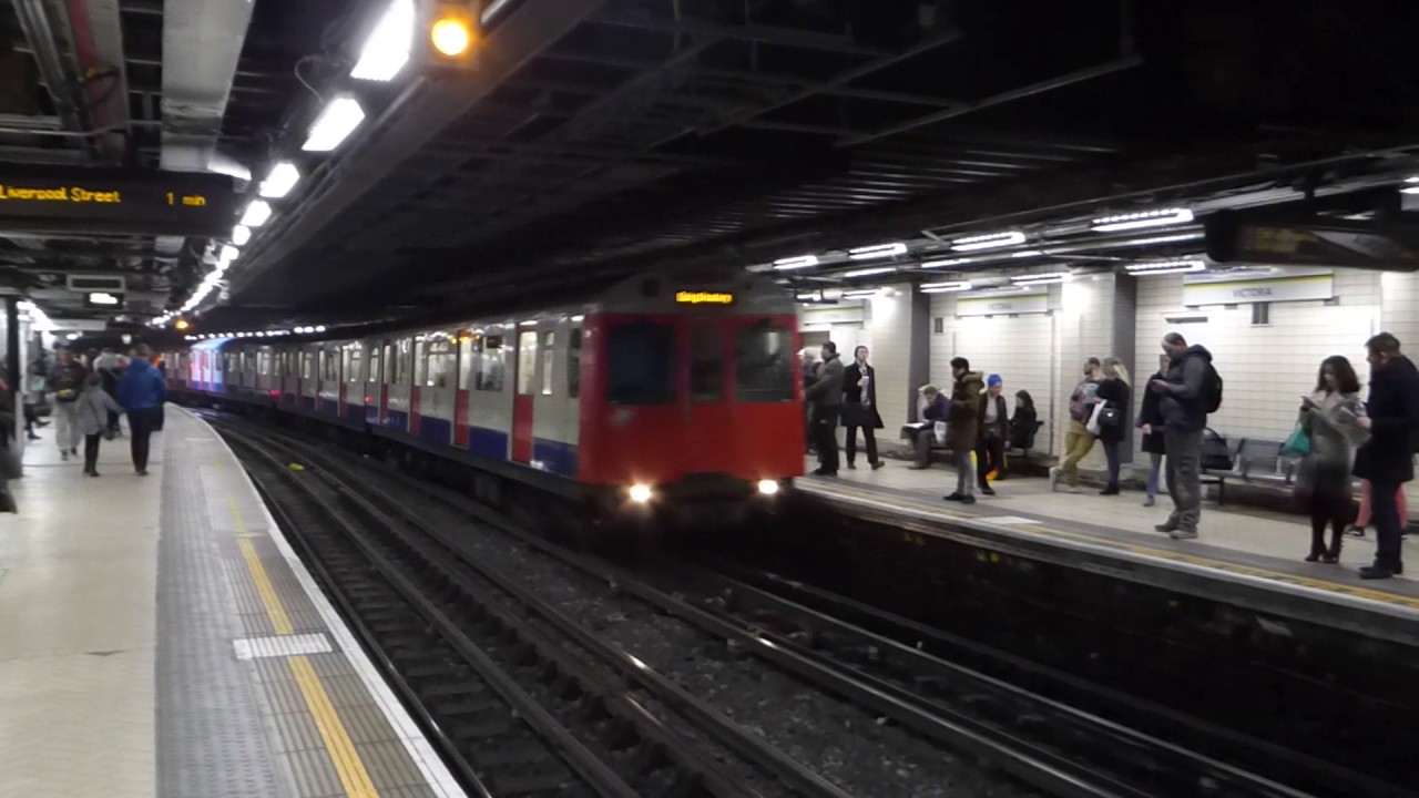 London Underground D Stock trains 2016 - YouTube
