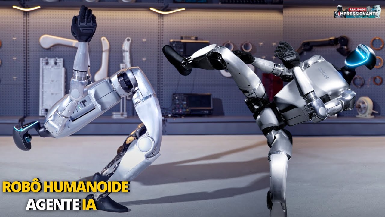 China apresenta um Robô Humanoide Agente | Robôs e ferrovia na Lua 2030 ...