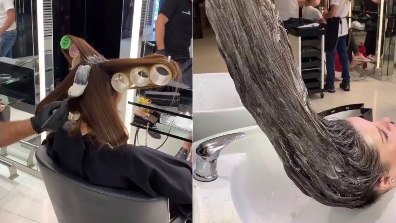 New hair transformation tutorial 💇🏼‍♀️ | Amazing hair transformation by ...