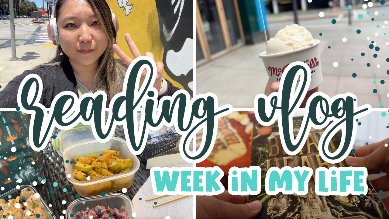 a week in my life reading vlog | new job, new routine and lots of books ...