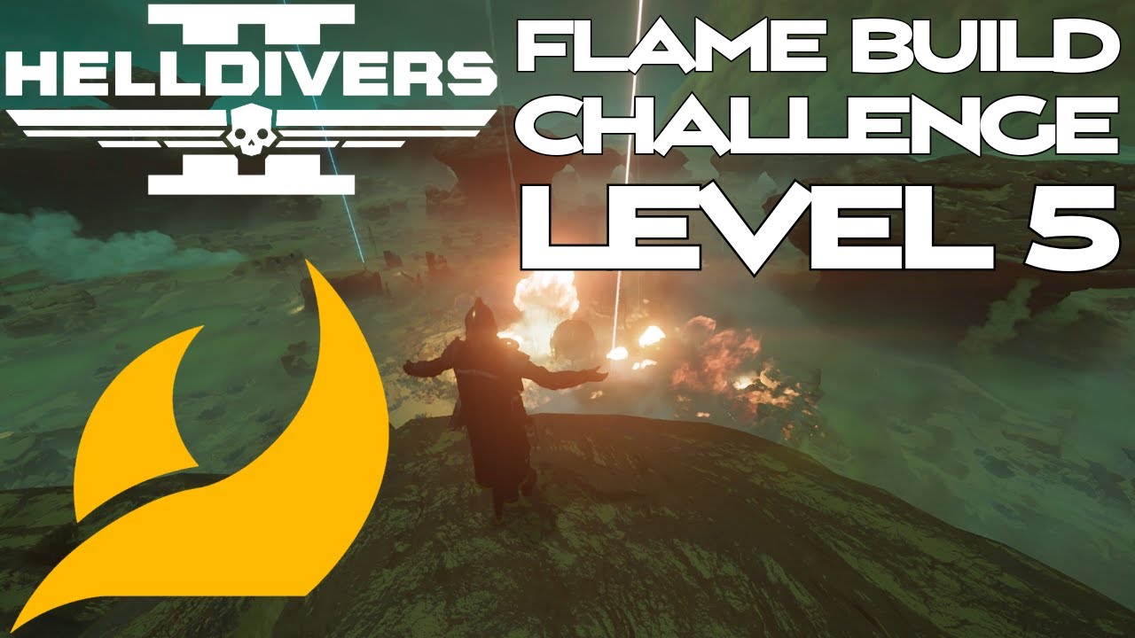 Helldivers 2, Flame Build Challenge Level 5 Full Clear - YouTube