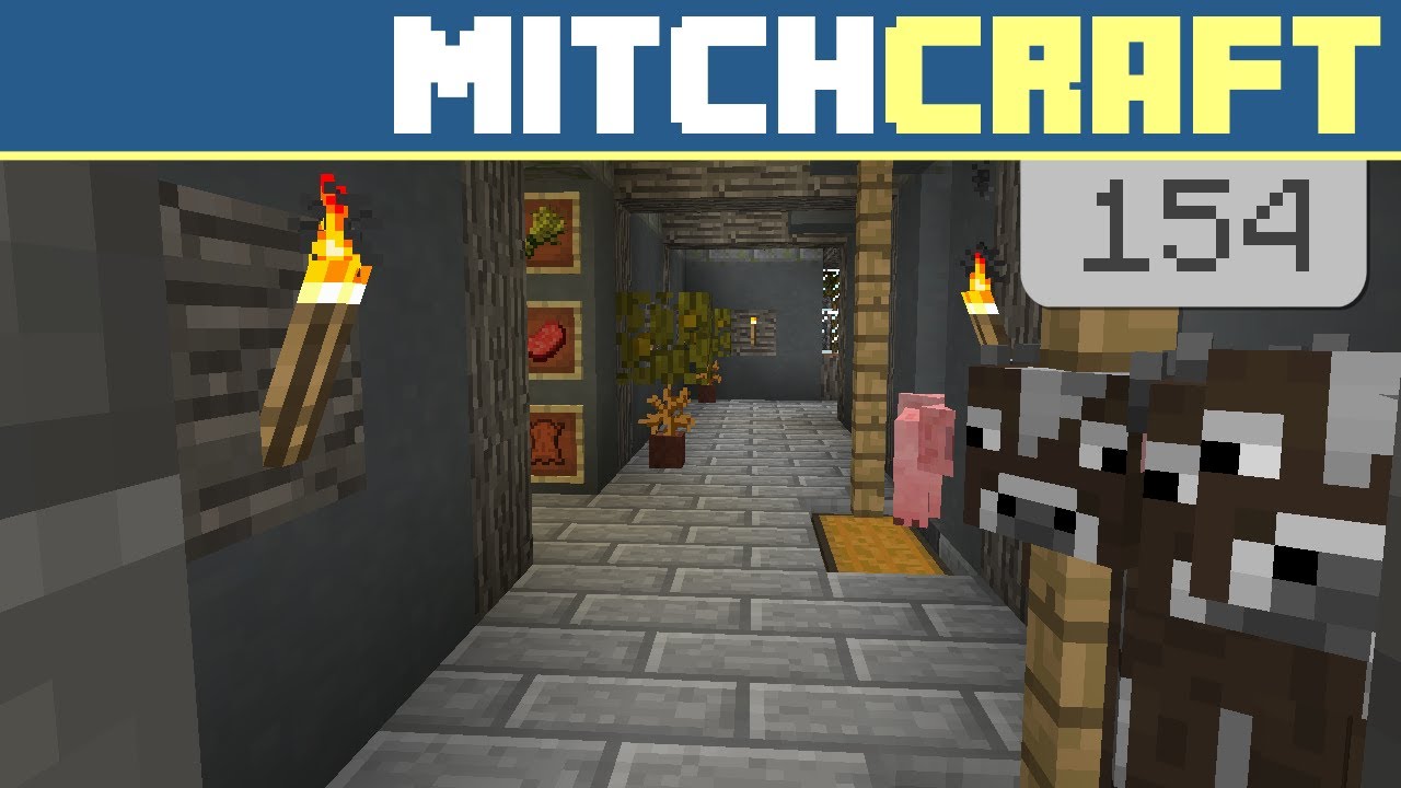 Finishing the Slaughter Hall - Mitch Plays Minecraft - Ep 154 - YouTube