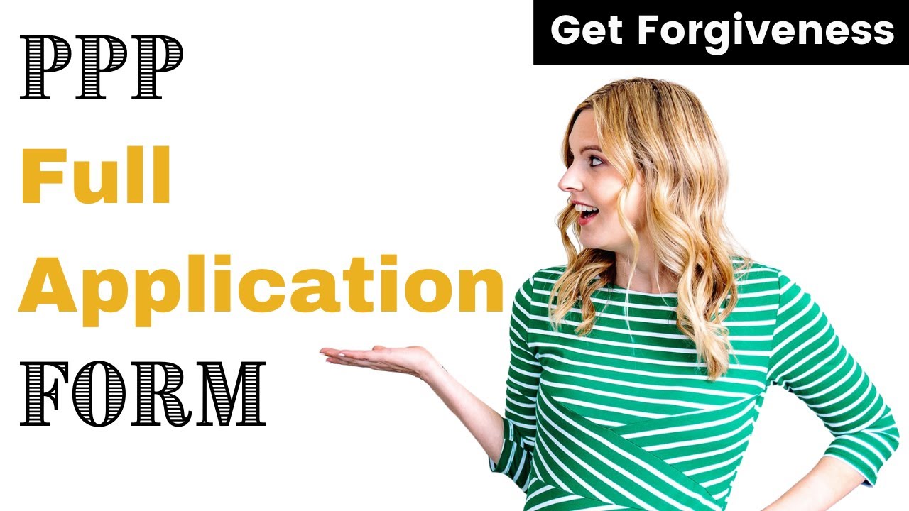PPP Full Application Tutorial - YouTube