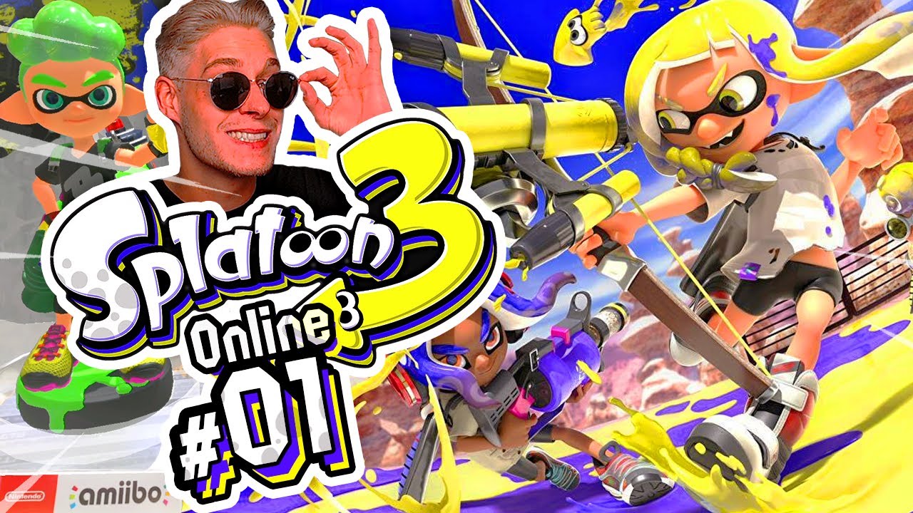 Mit Green Inkling Boy amiibo & NINJA Outfit in die Revierkämpfe ...