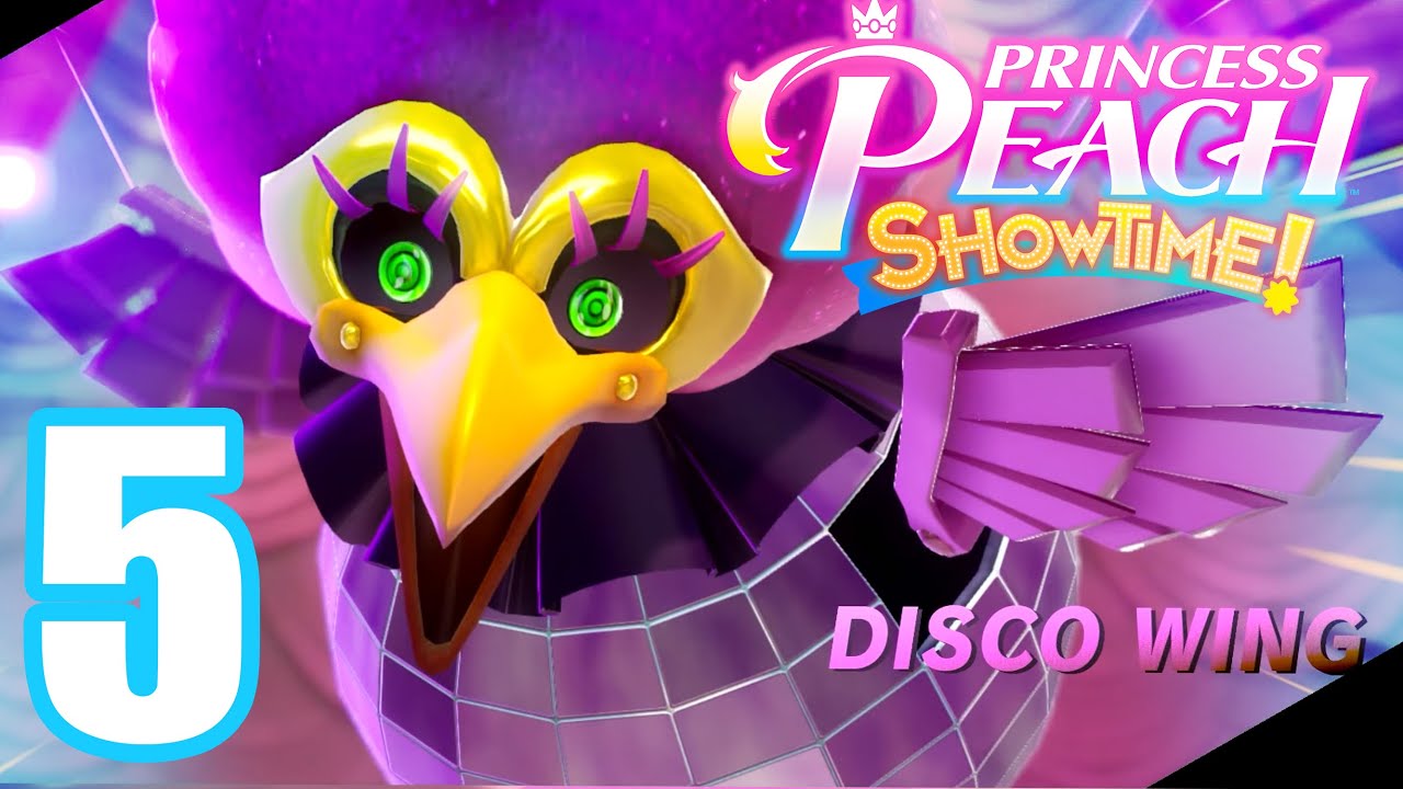 Princess Peach Showtime Gameplay Part 5 - Disco Wing Boss Battle - 1st ...