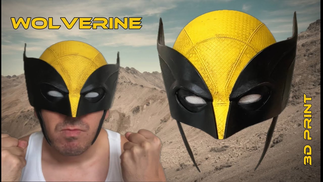 Wolverine Cowl - The 3D Printing Process - YouTube