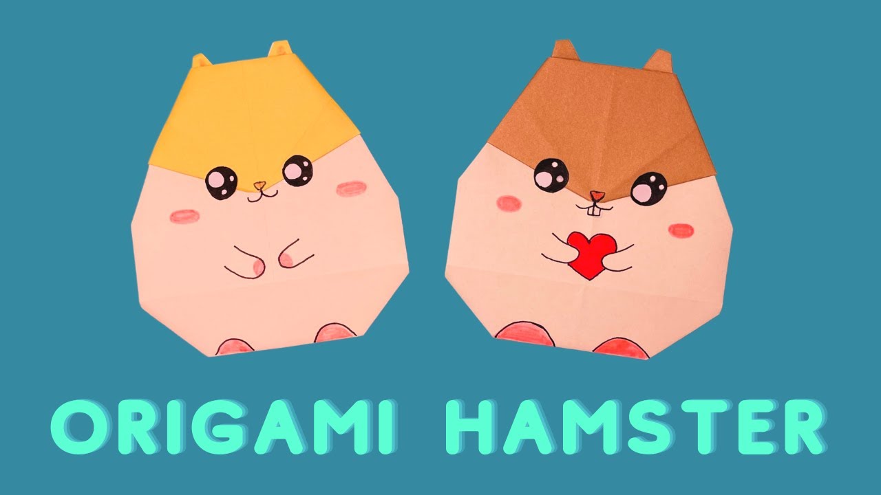 Origami Hamster | Easy Origami Paper Animals - YouTube