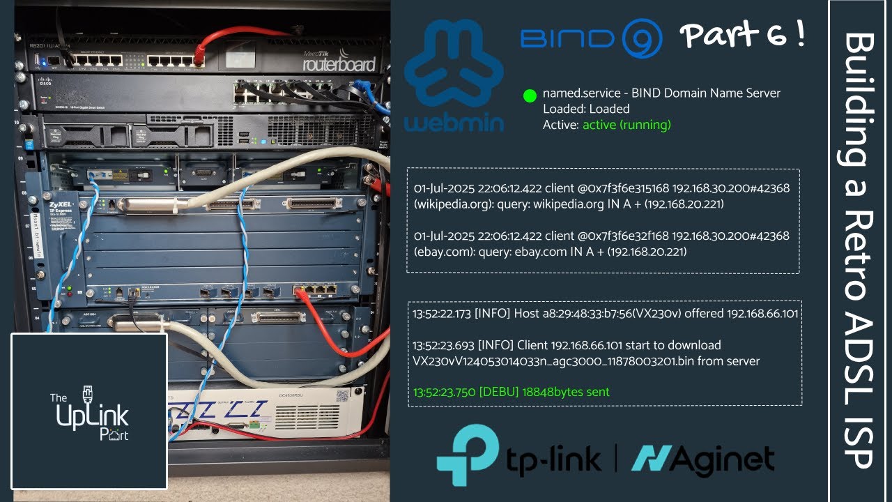 ZyXEL DSLAM Fun! Building a Retro ADSL ISP – DNS, BIND, Webmin, Tplink ...