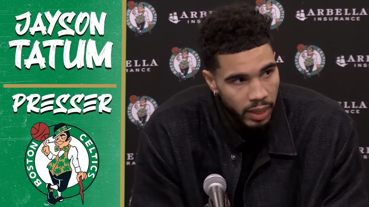 Jayson Tatum: Nobody in the Celtics Locker Room is SATISFIED | Postgame ...