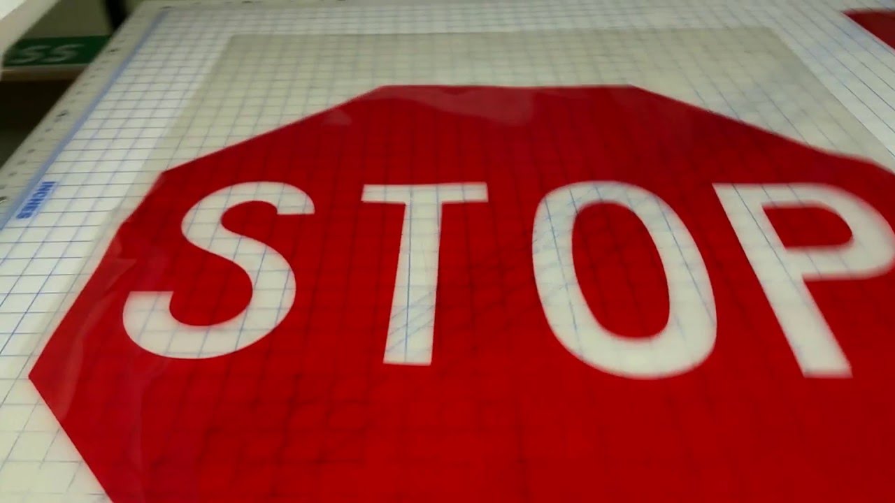 Stop sign production - YouTube
