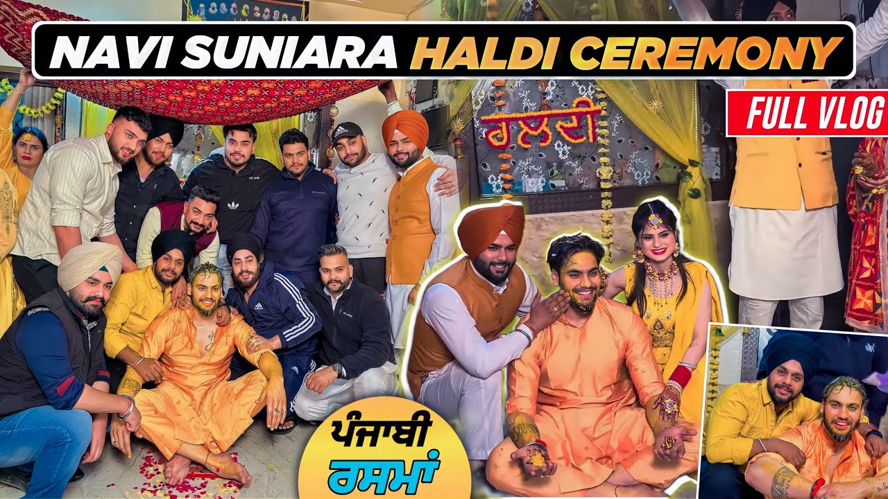 Haldi ceremony (navi suniara vlogs) - YouTube