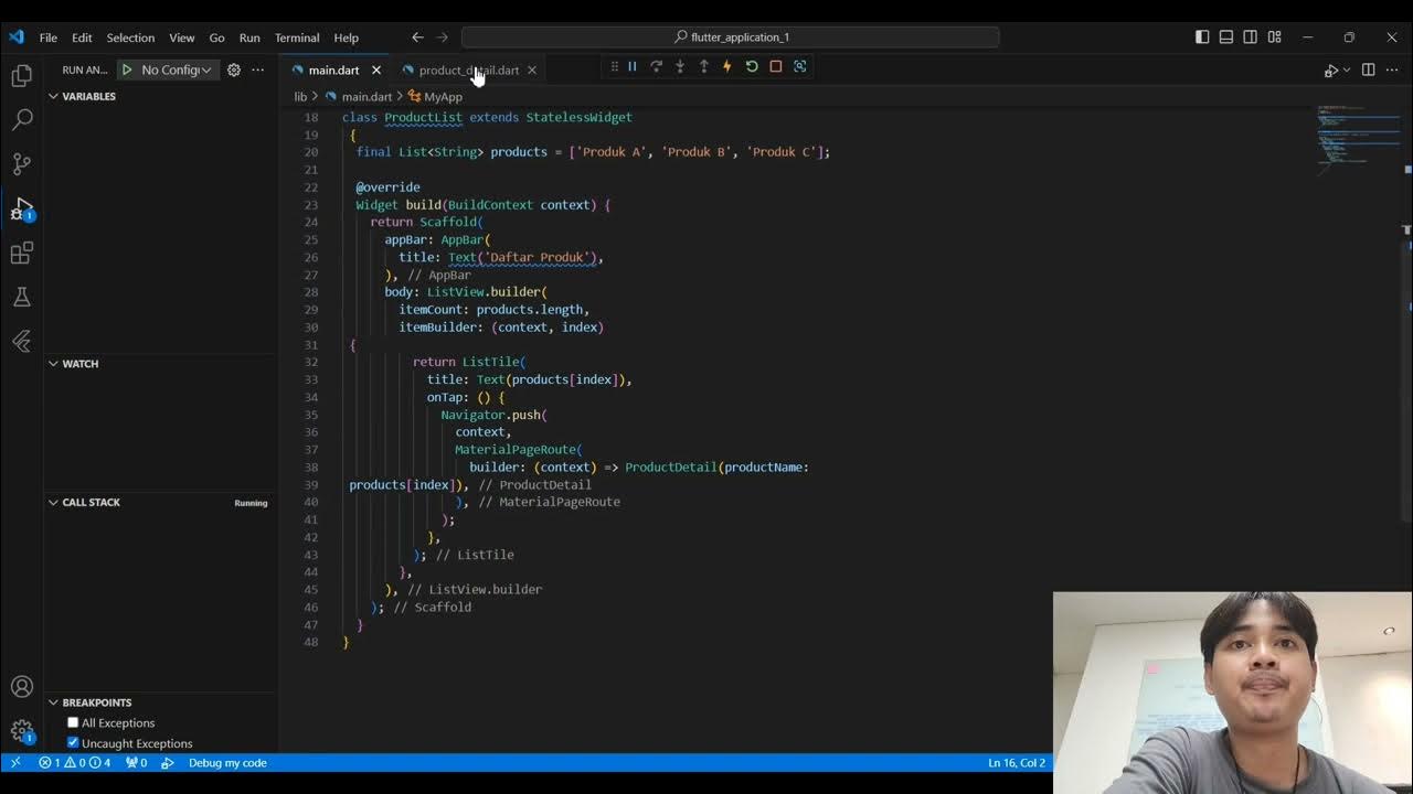 Flutter ( List View & Route ) - YouTube