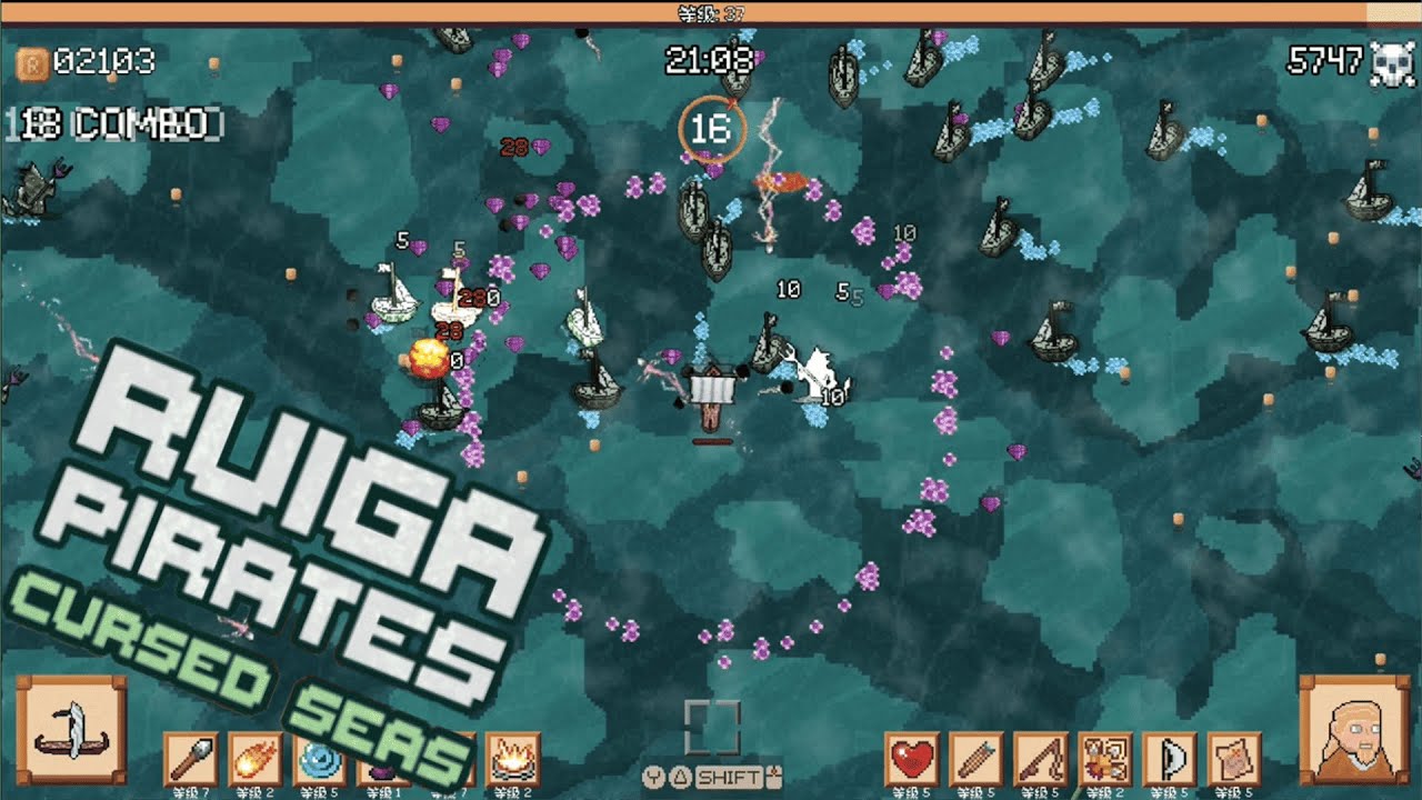 【鲁伊加海贼团：诅咒之海 Ruiga Pirates: Cursed Seas】『試玩 Gameplay』 - YouTube