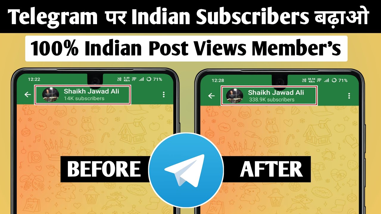 telegram real subscriber kaise badhaye | telegram subscribers kaise ...