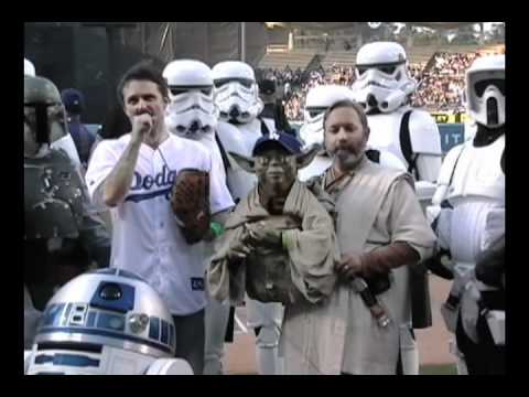 Highlights From Star Wars Night at Dodger Stadium 7 2 12 - YouTube