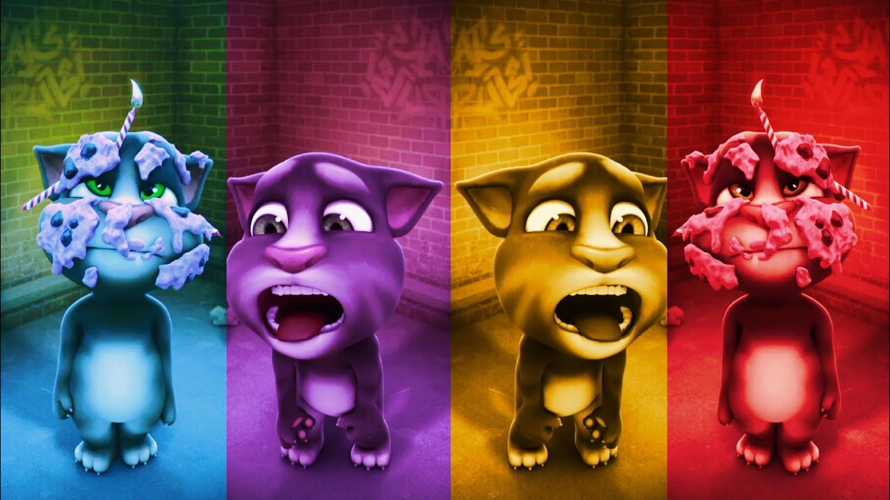 Talking tom Colors Reaction Compition | animation Game - YouTube