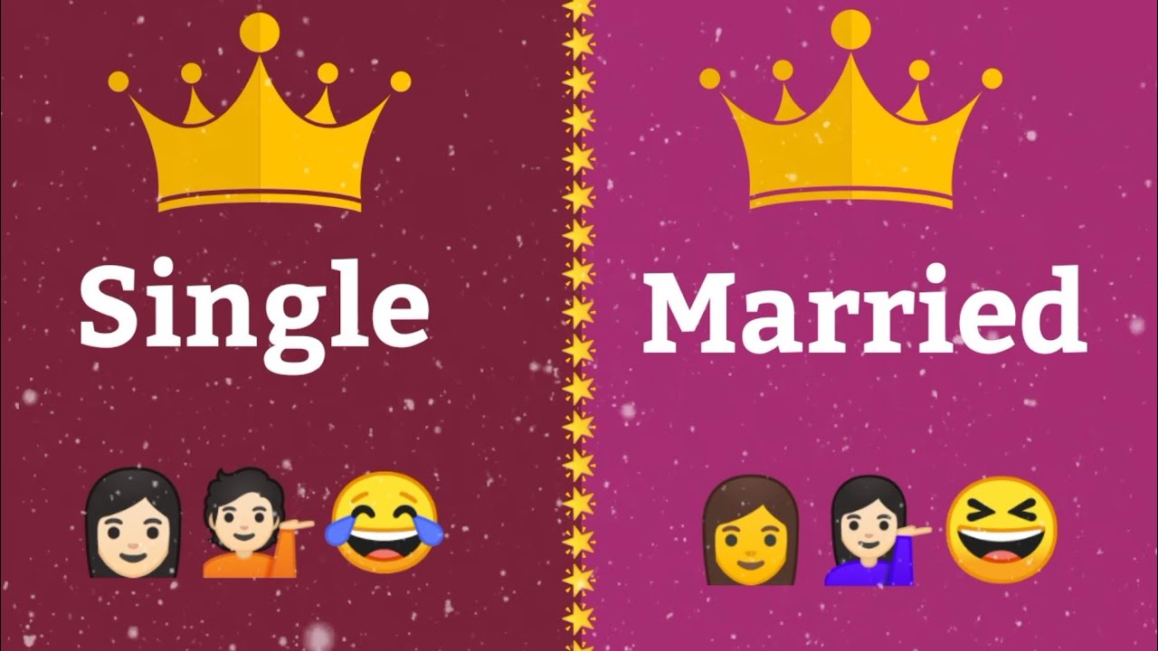 Single Vs Married 🤗 single life vs married Life part 2 💁🏻‍♀️🥰😂 - YouTube
