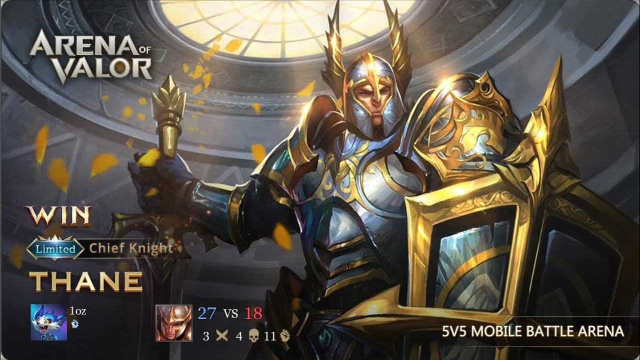 Arena of Valor AoV: Thane your knight in shining armor - YouTube