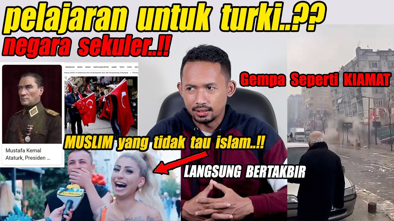 FAKTA Dahsyatnya GEMPA Turki - Negara 96% Muslim Ini Ternyata Tidak ...