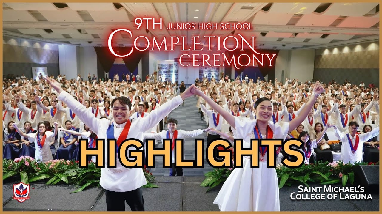 [HIGHLIGHTS] 9th Junior High School Completion Ceremony - YouTube