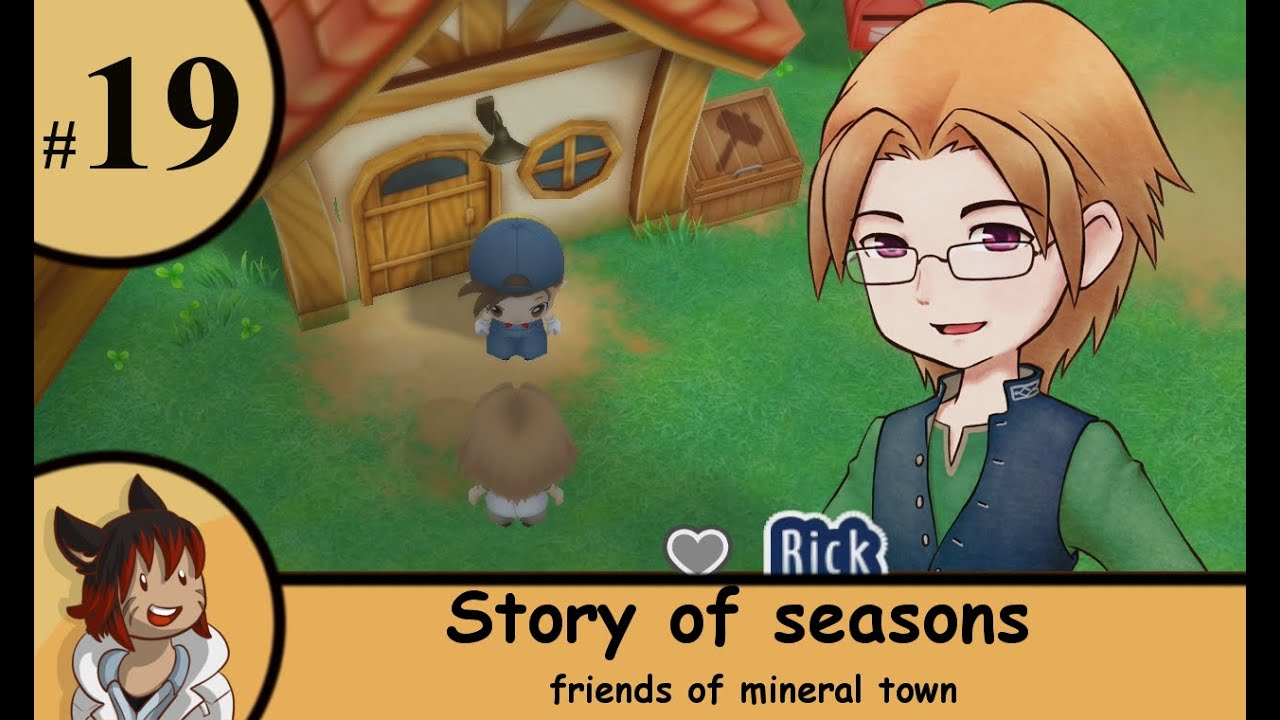 Story of seasons friends of mineral town Ep19 Is that allowed Rick ...