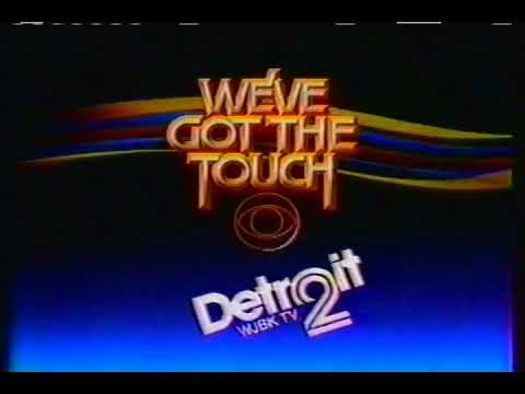 WJBK TV 2 Detroit CBS We've Got The Touch station ident 1984 - YouTube
