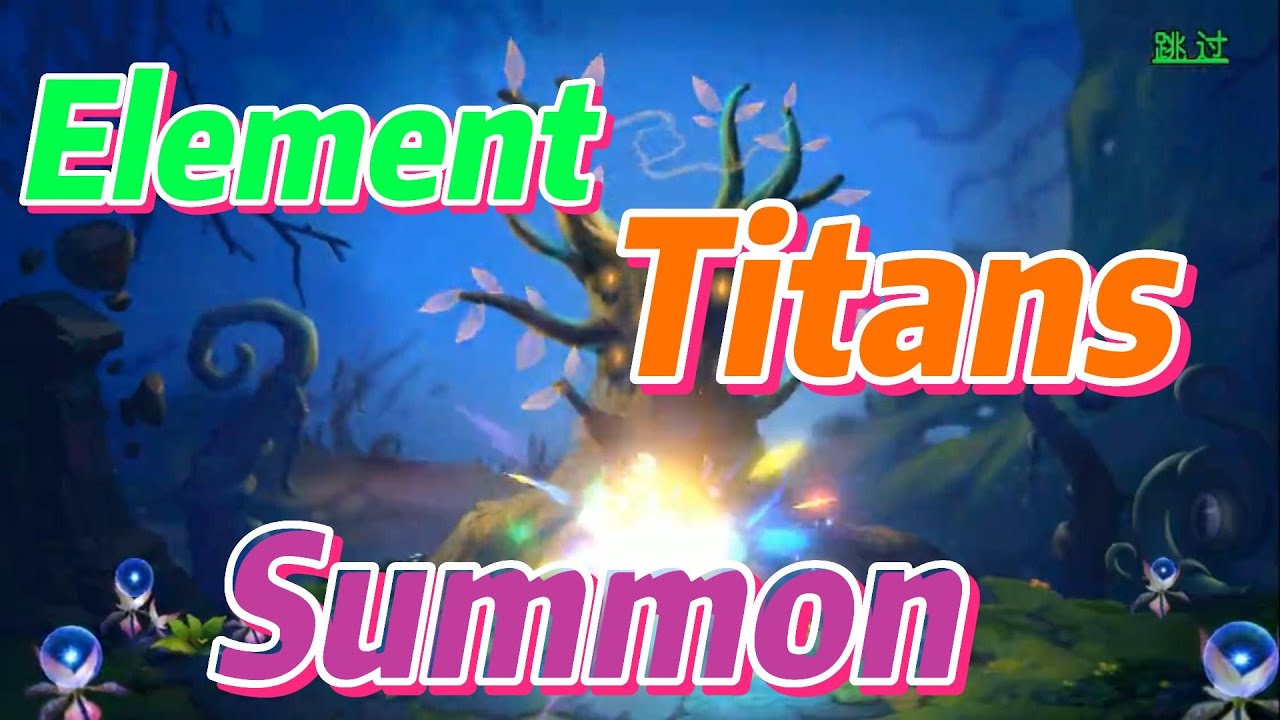 Elemental Titans：100 summon - YouTube
