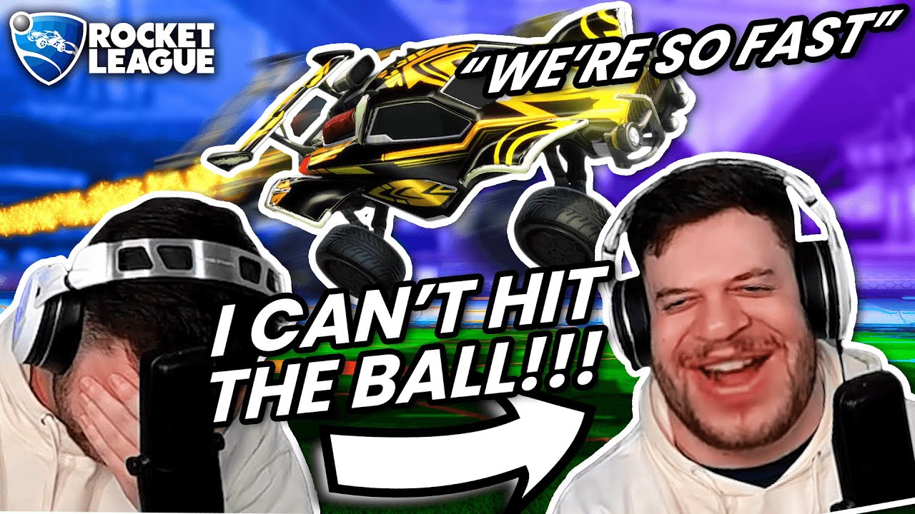 WE PLAYED ROCKET LEAGUE AT SUPER SPEED...THEN THIS HAPPENED!! | ft ...