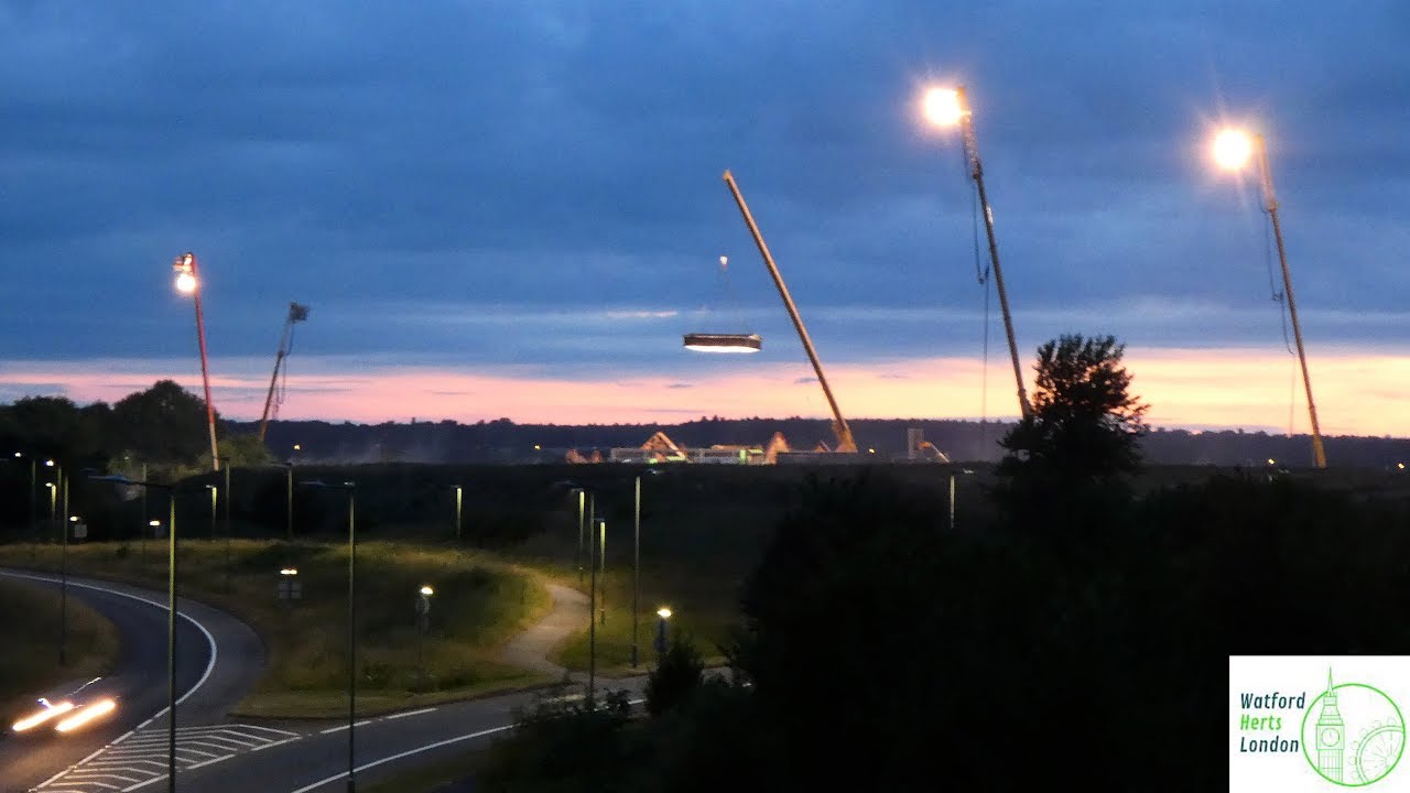 Night Time Film Set Filming at Warner Bros Studios UK - YouTube