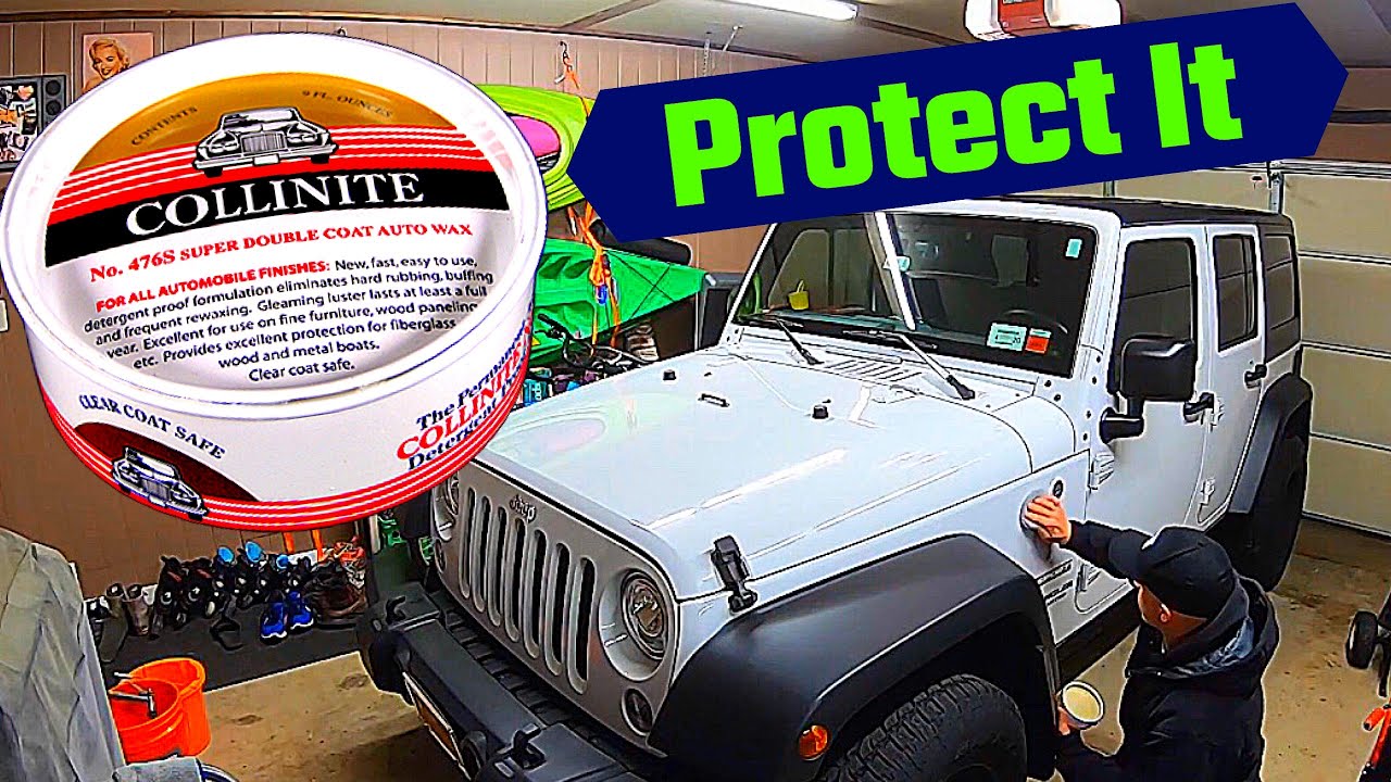 WAXING A JEEP WRANGLER WITH COLLINITE 476 CAR WAX PLUS DETAILING TIPS ...