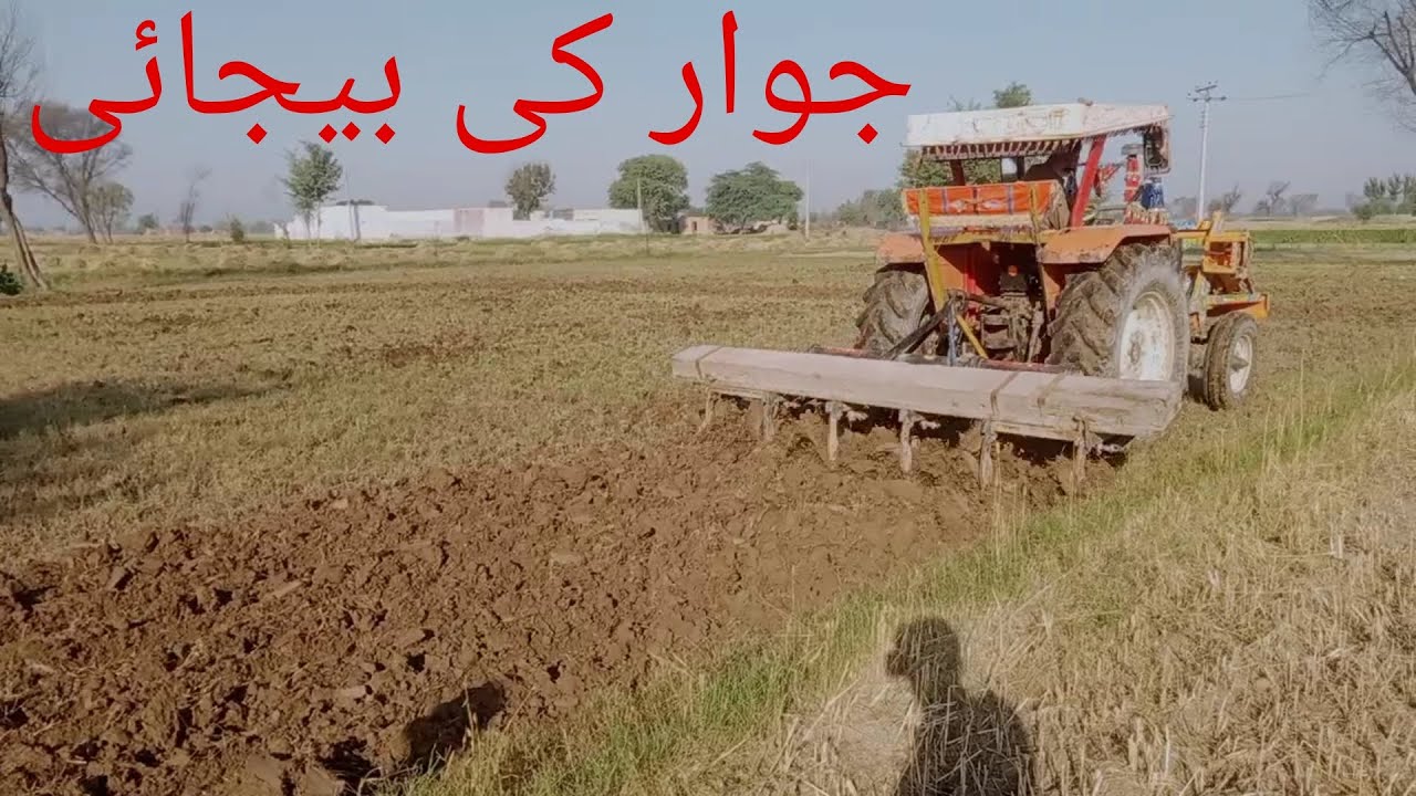 Tractor Ploughing Field for Jawar Ki Fasal | Jawar Ki Kasht in Pakistan ...
