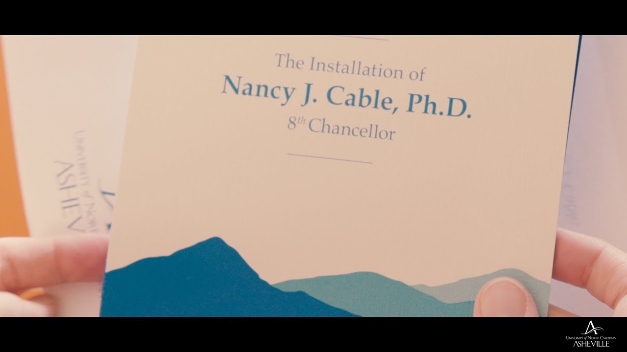 Join Us for the Installation of Chancellor Nancy J. Cable - YouTube