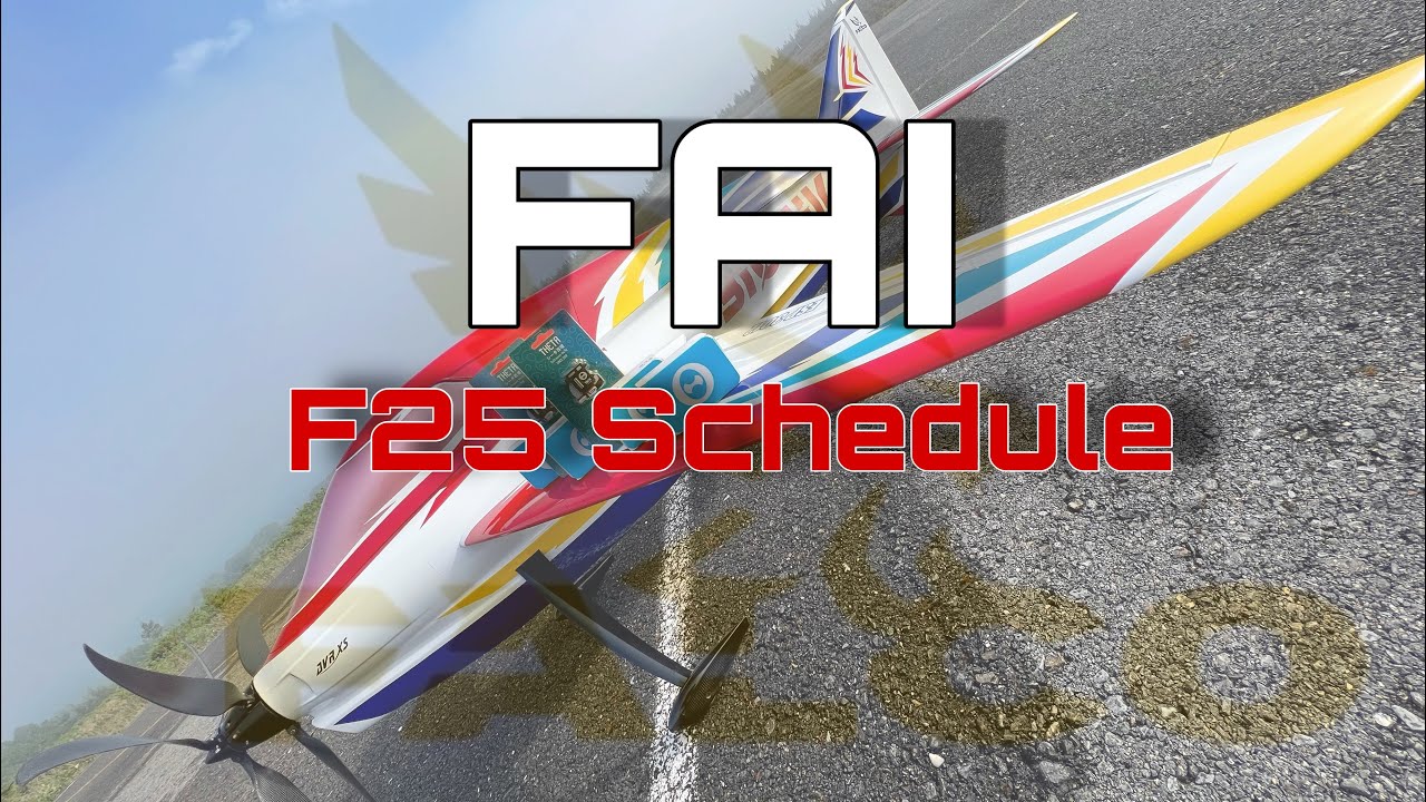 💥FAI F25 F3A Aerobatic Schedule for 2024-25 🗓️ dar // Bionik ️ ...