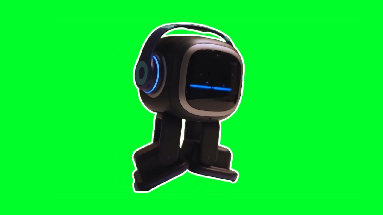 Dancing Robot EMO to No Woman No Cry REMIX | 4K Green Screen - YouTube