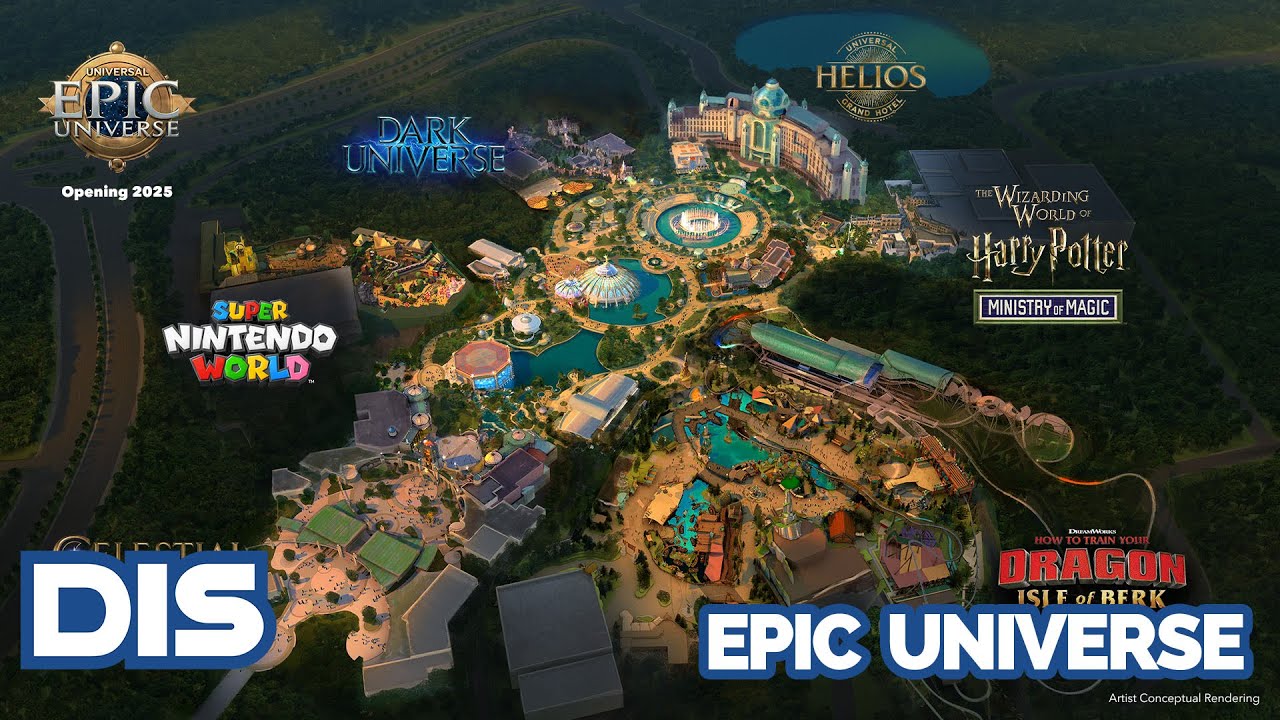 Universal Epic Universe New Concept Art Brings Alive Celestial Park ...
