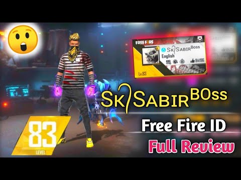 Sk Sabir Boss Free Fire ID ? | Sk sabir boss level ) Like ? |😍 Sk sabir ...