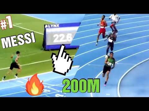 NICKECOY BRAMWELL RUN BLISTERING 🔥 200M CURVE VS CLOCK @STADIUM TRACK ...