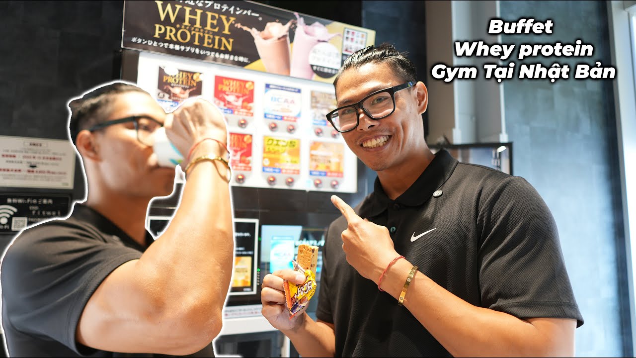 Buffet Whey protein Tại Phòng Gym Ở Nhật Bản | Le Viet Workout - YouTube