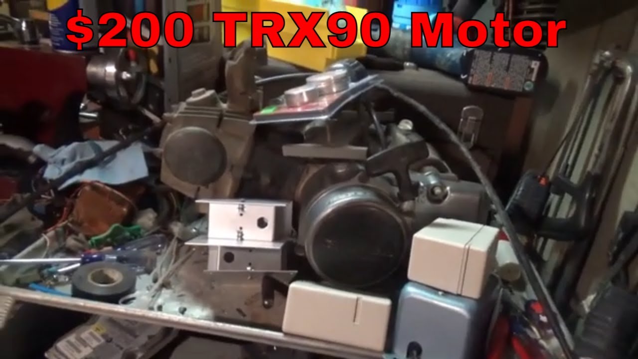 2002 Honda TRX90, A $200 Motor for Transplant Deal! - YouTube