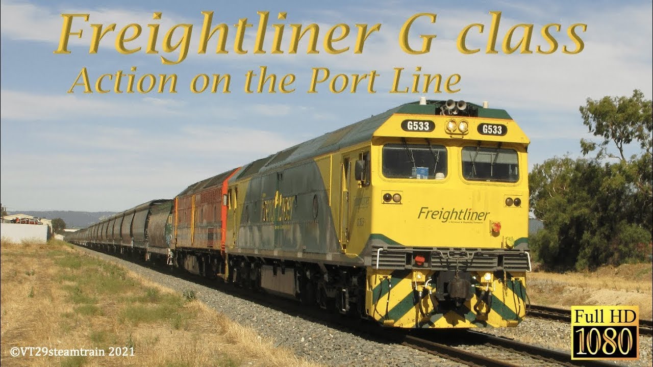 Freightliner G class locomotives in action on the Port Line | ORA Grain ...